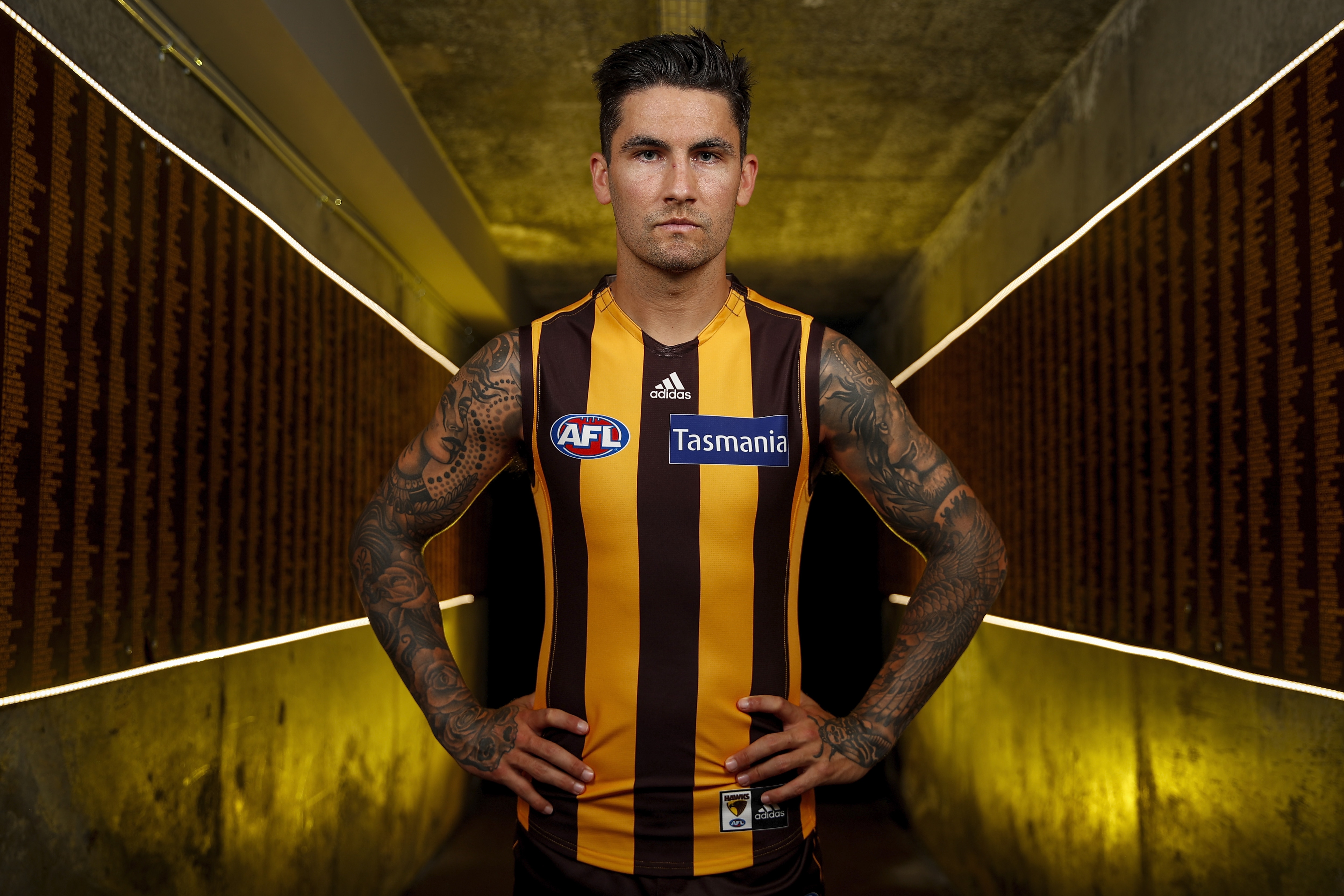 Chad flies the flag for the Hawks in Round 1 Team of the Week