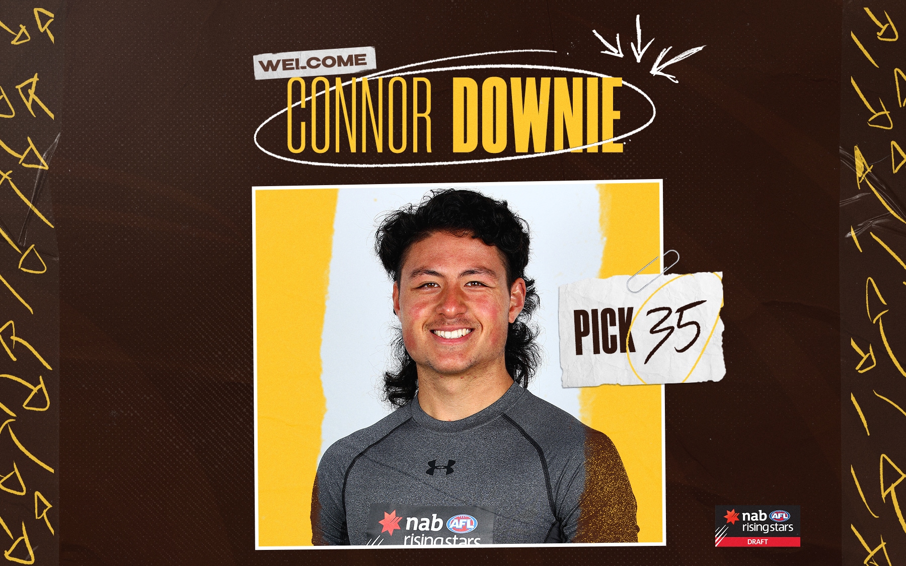 Downie is officially a Hawk