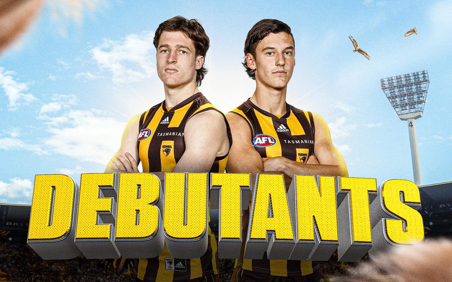 Hawks draftee duo to debut