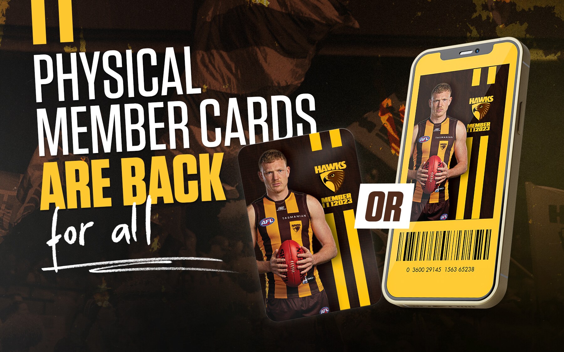 Physical member cards are back for all!