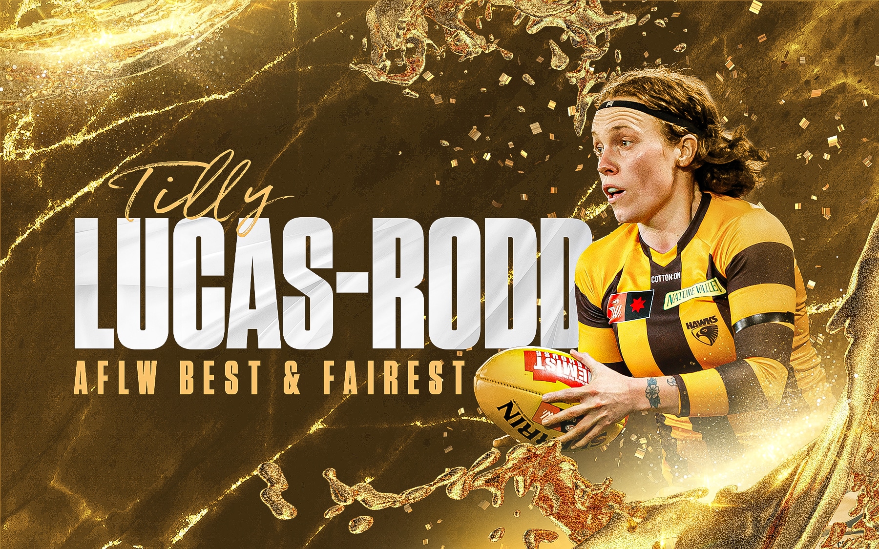 Lucas-Rodd crowned inaugural Hawthorn AFLW best and fairest