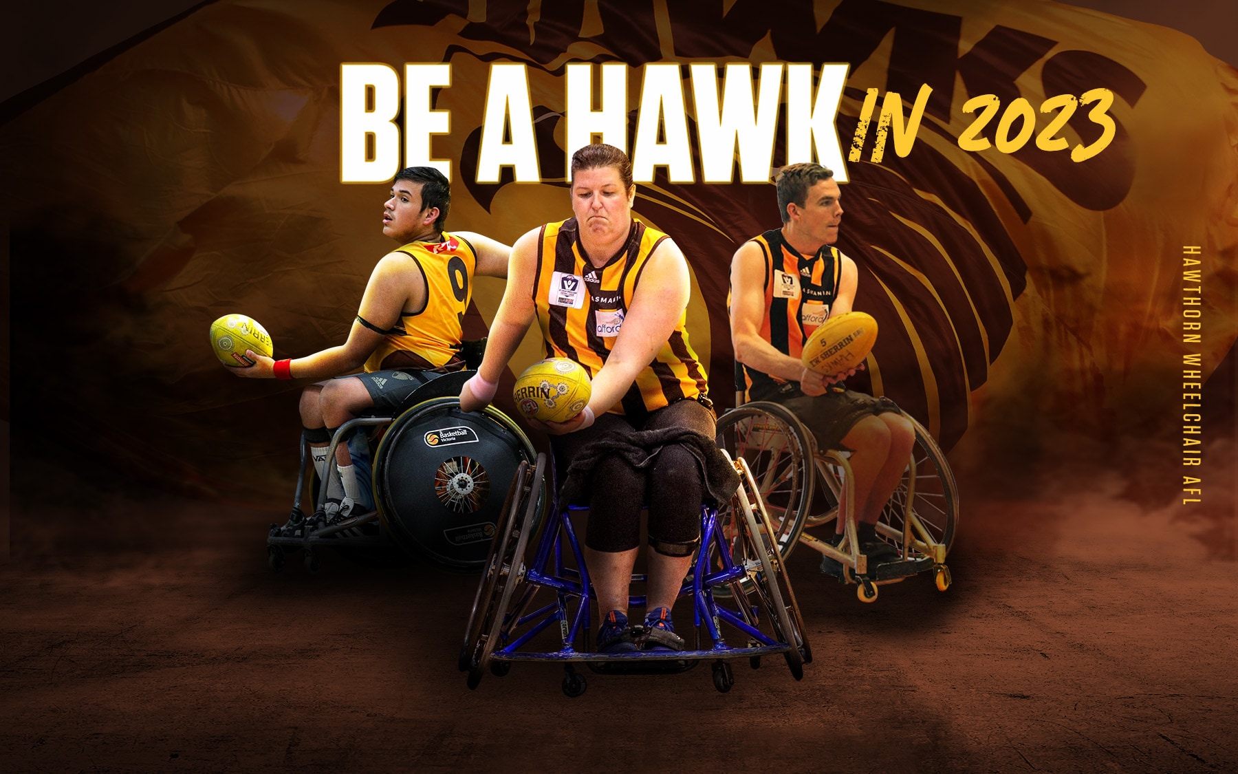 Be a Hawk: Come and Try Wheelchair AFL!