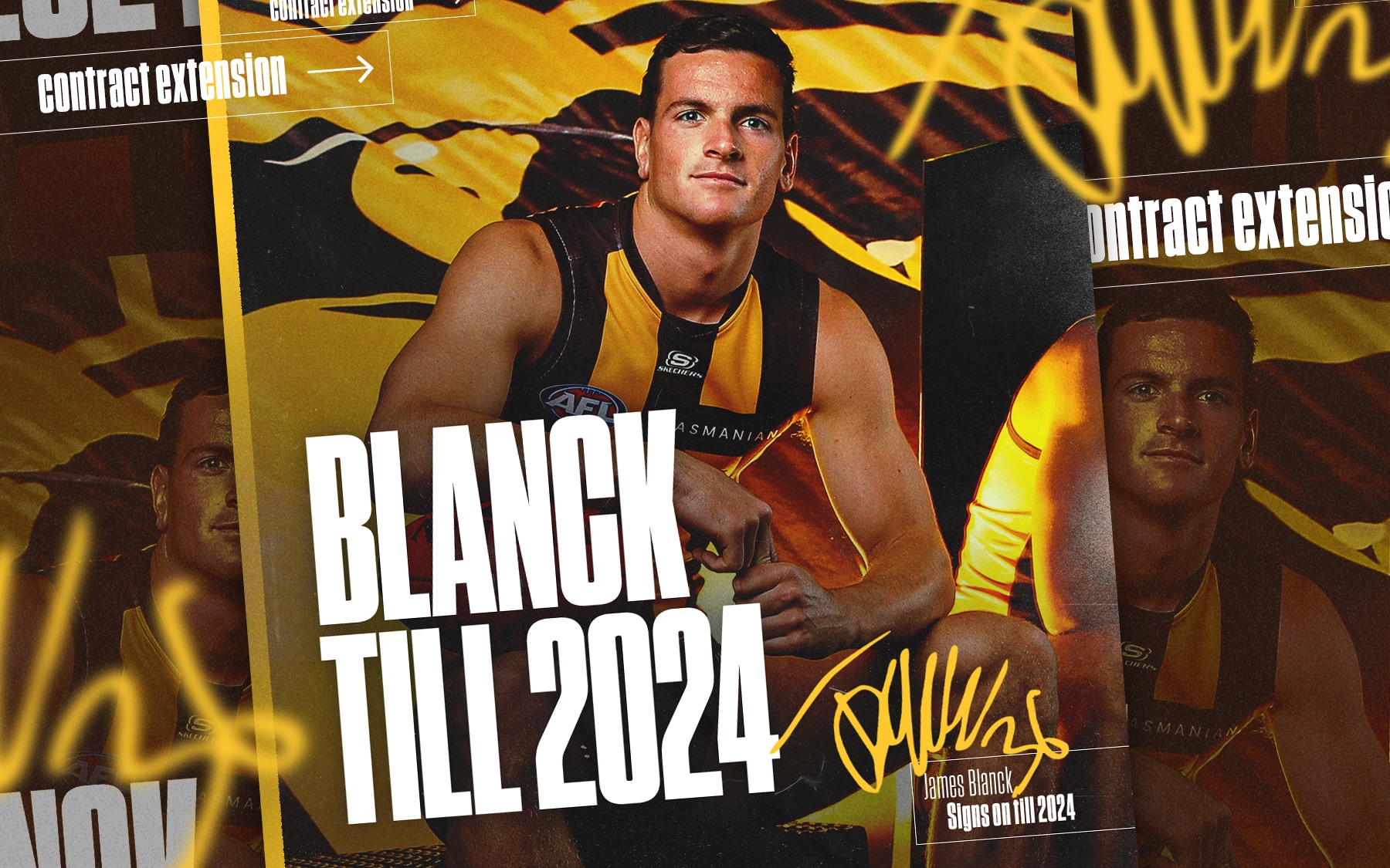 Blanck signs on