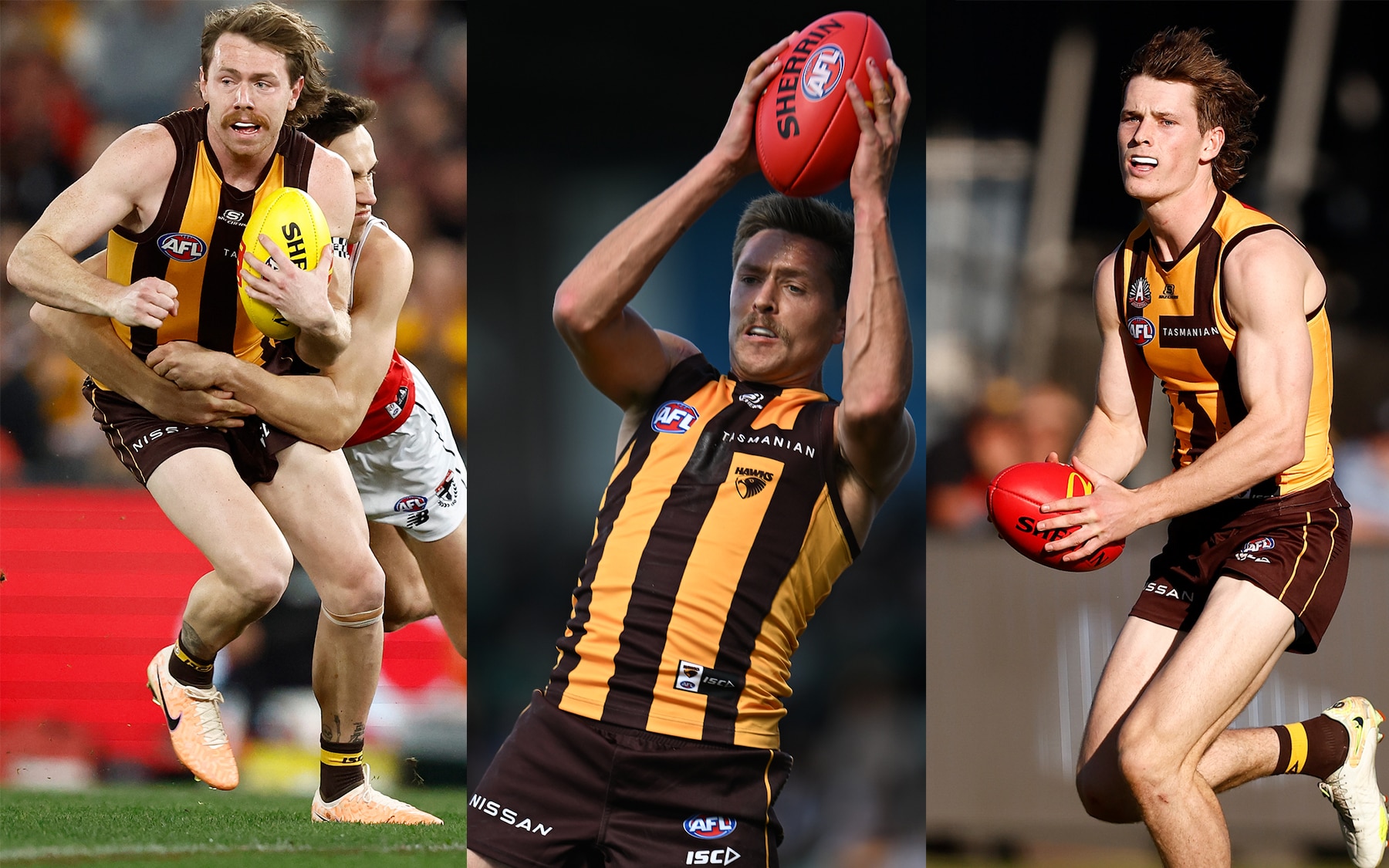 Trio departs Hawks