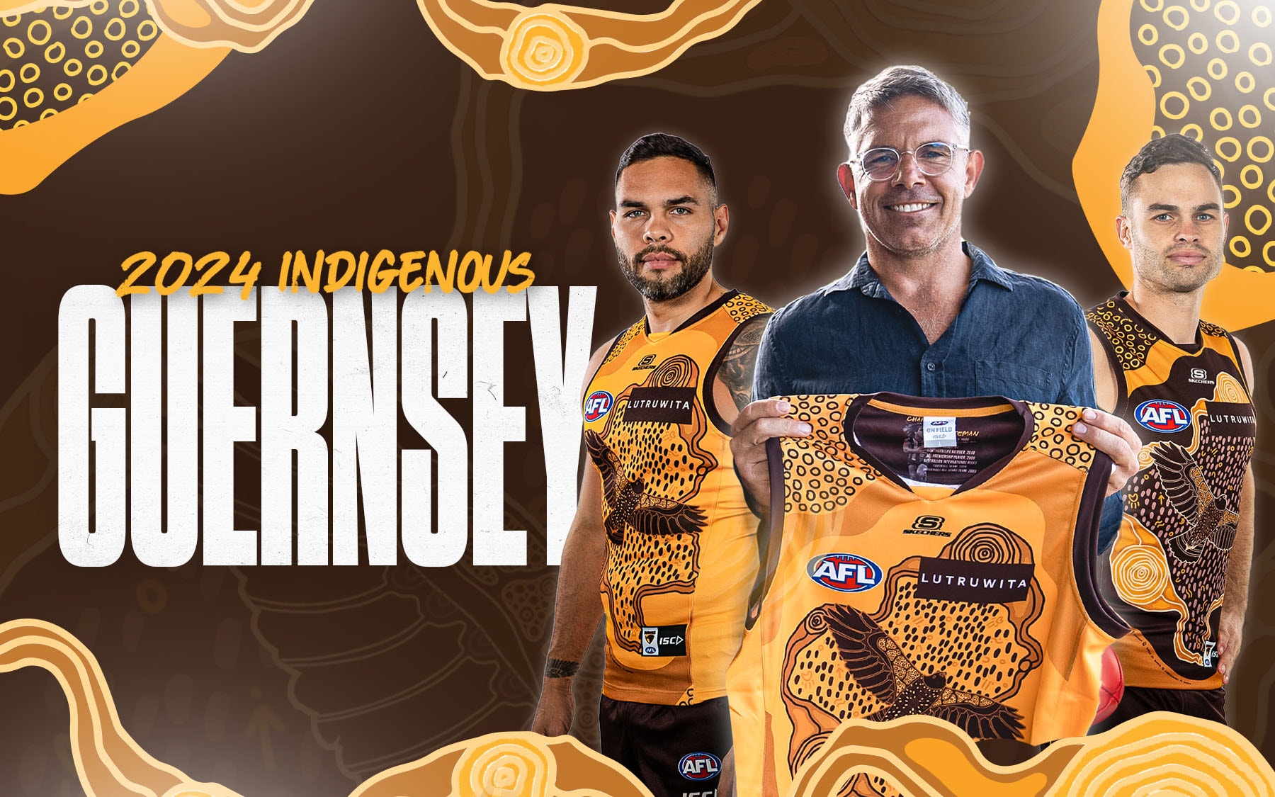 Inspired by Chance: Hawthorn unveils 2024 AFL Indigenous Guernsey
