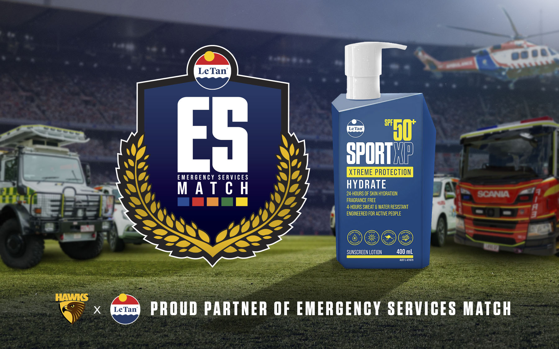 Hawthorn unveils 2024 Le Tan Emergency Services Match