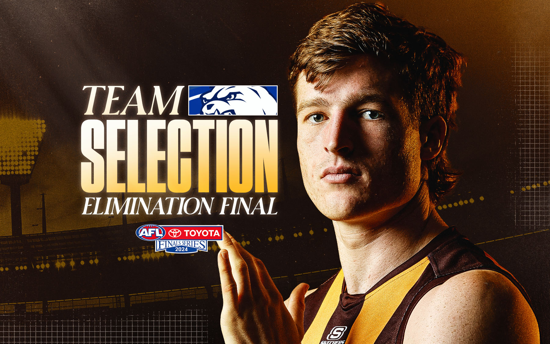 ELIMINATION FINAL TEAM: One change for Friday night lights