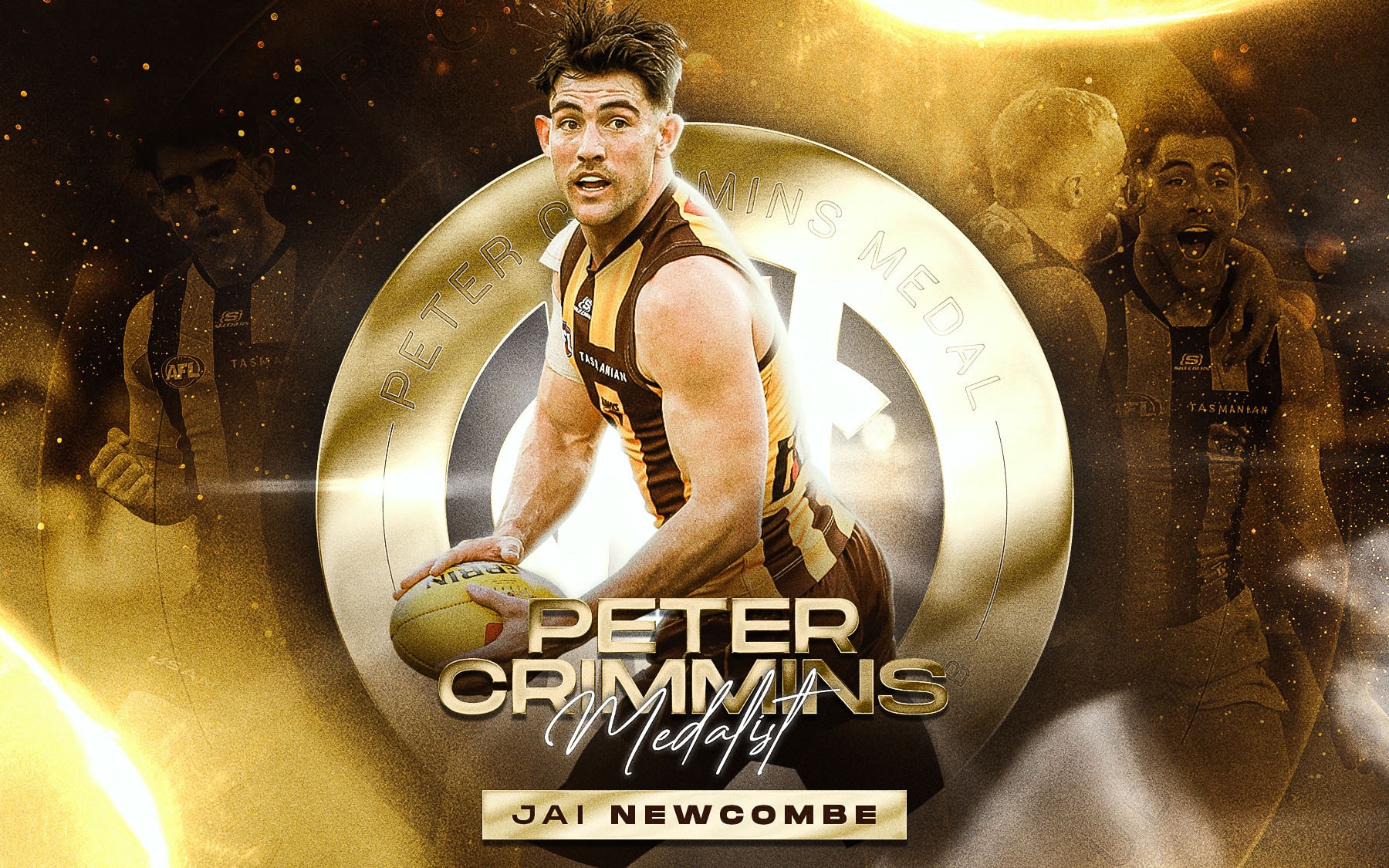 Newcombe crowned 2024 Peter Crimmins Medallist