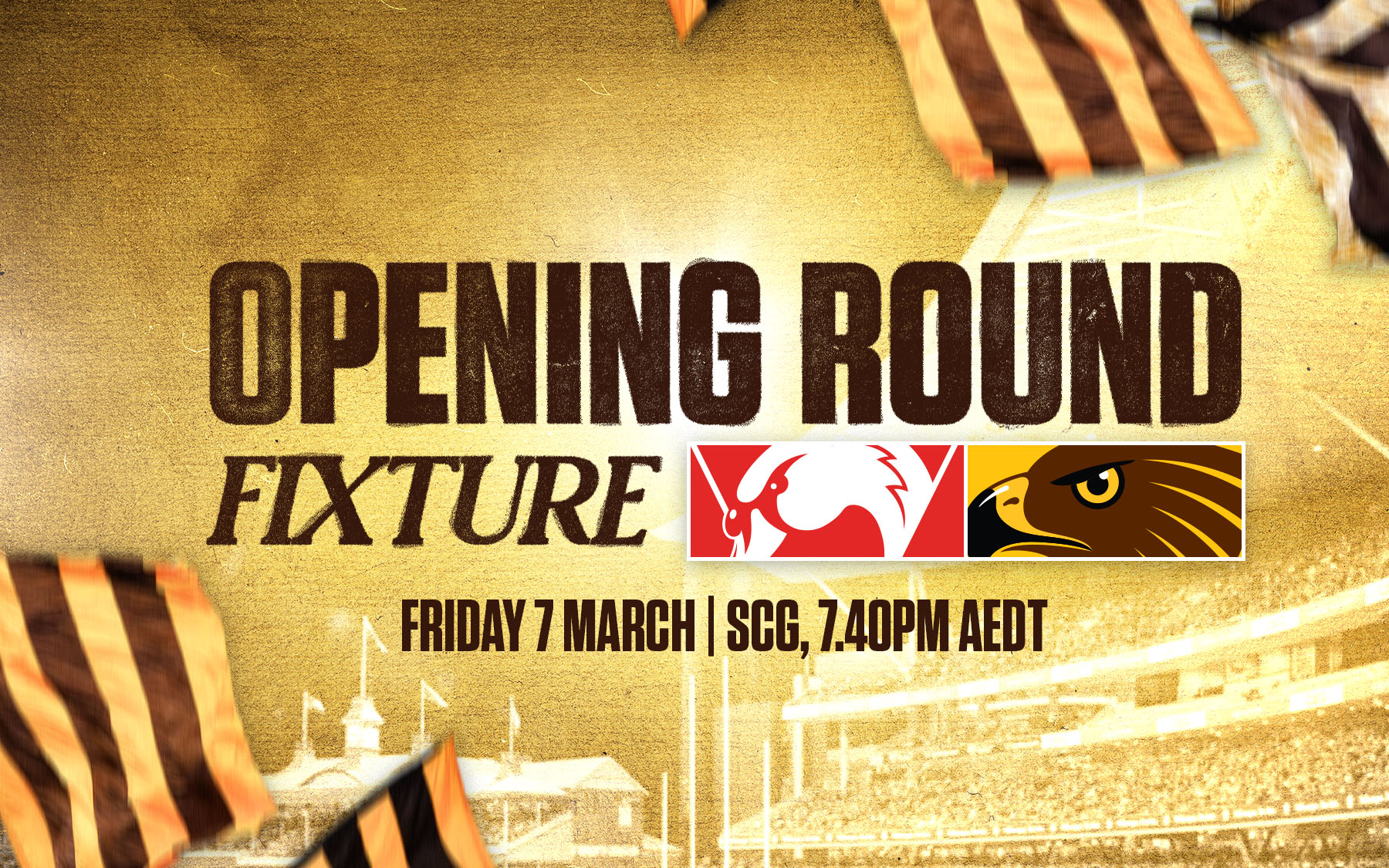 Opening Round 2025: Hawks and Swans face off under Friday night lights