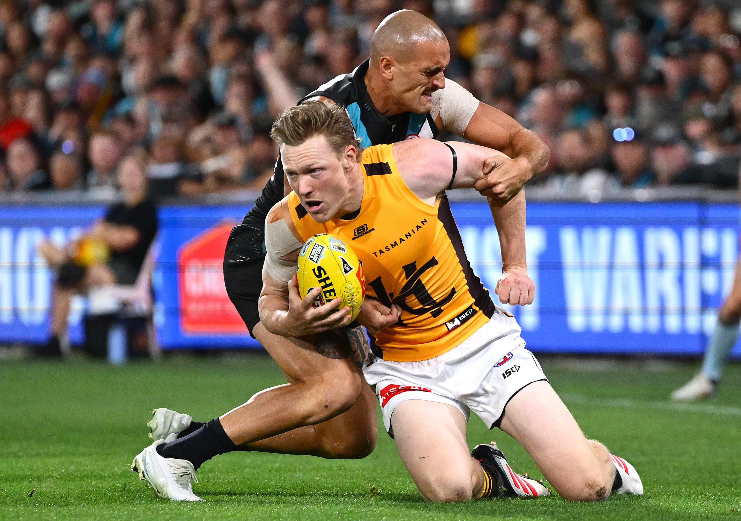 Port stun the Hawks in grudge match