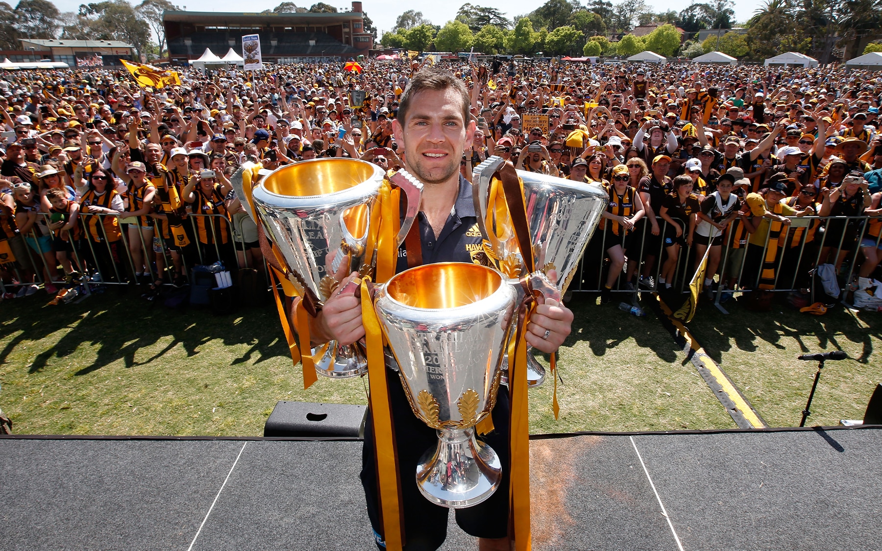 The complete footballer: Four-time premiership Hawk Luke Hodge joins ...