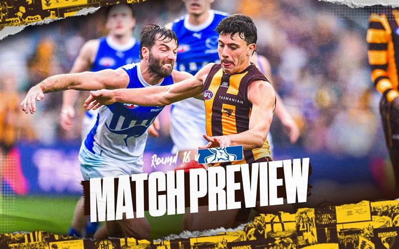 AFL Match Preview: Hawks host the Roos