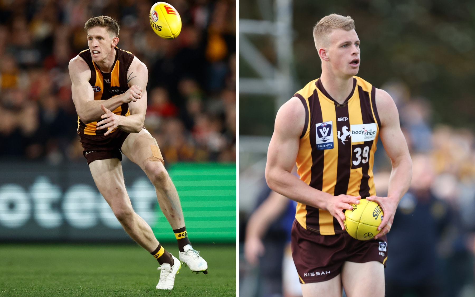 Hawks farewell Frost and Scaife