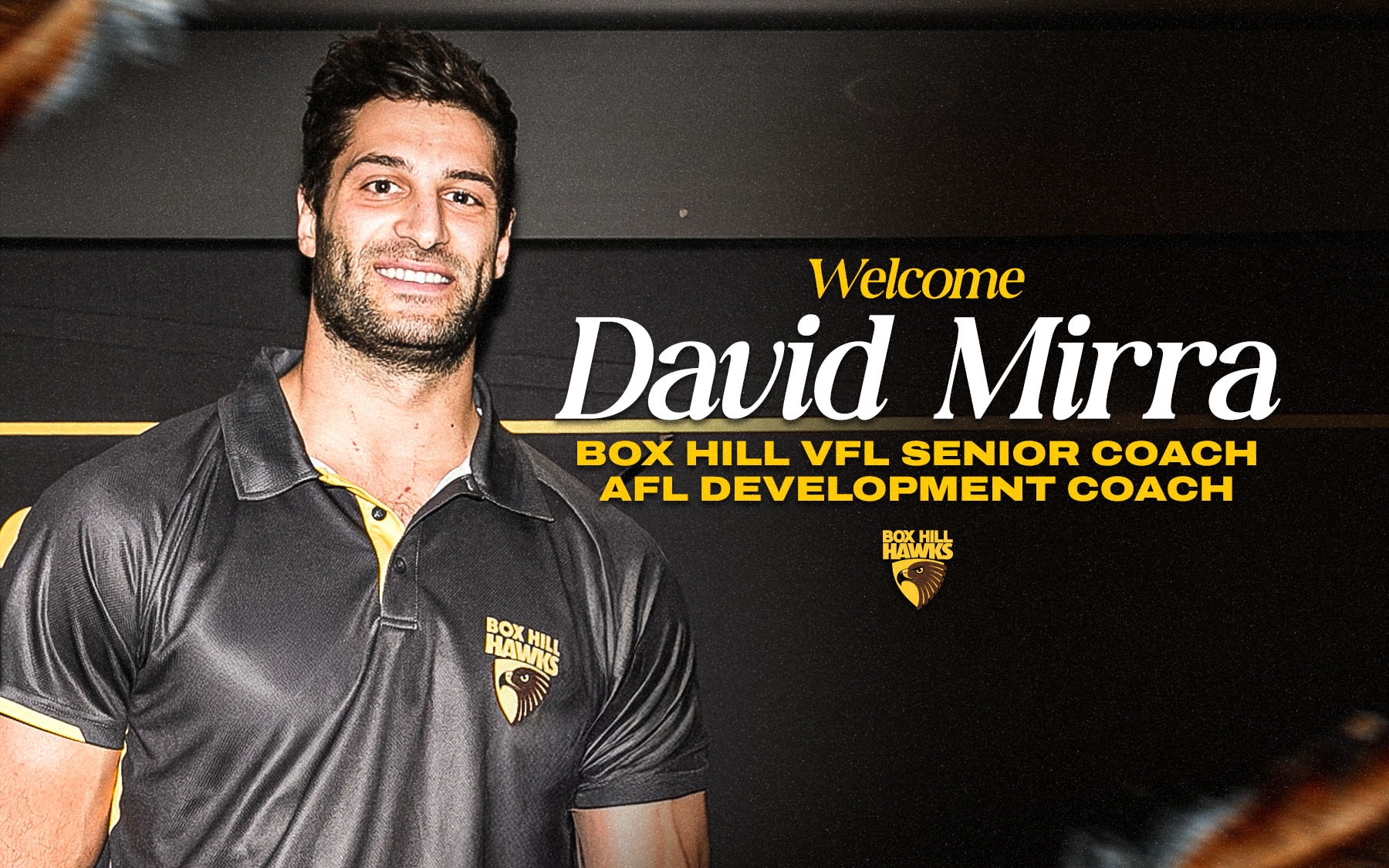 Mirra returns to the brown and gold as VFL Senior Coach
