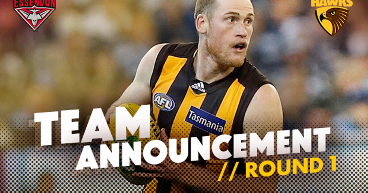 Team selection: Round 1