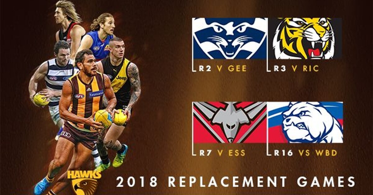 2018 replacement games announced