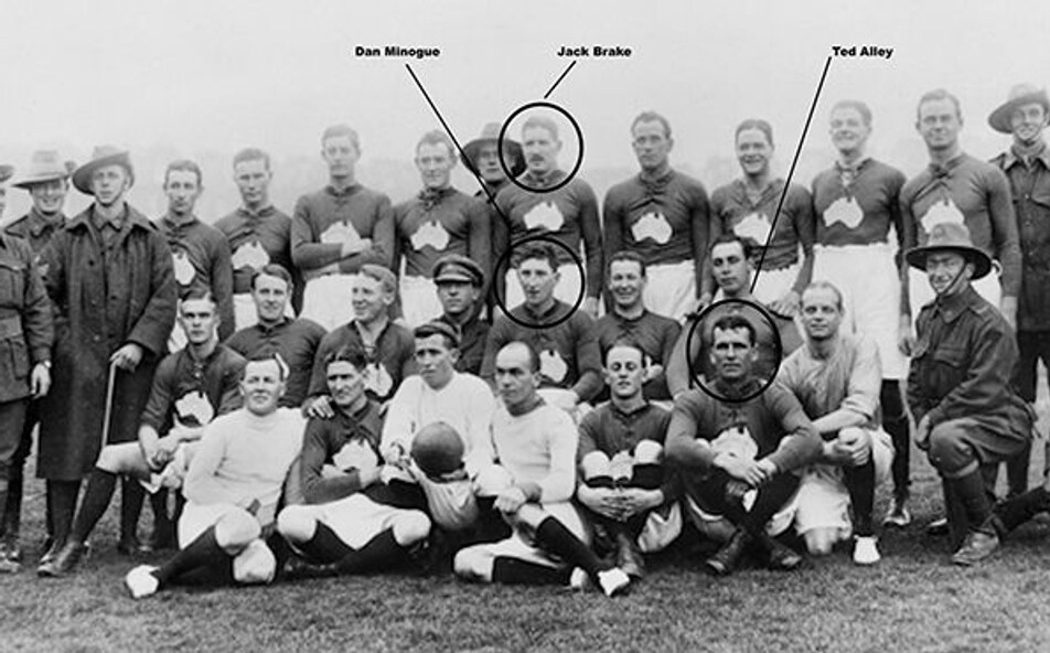 A rare WW1 football guernsey