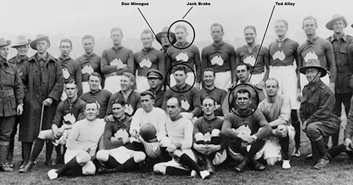 A rare WW1 football guernsey