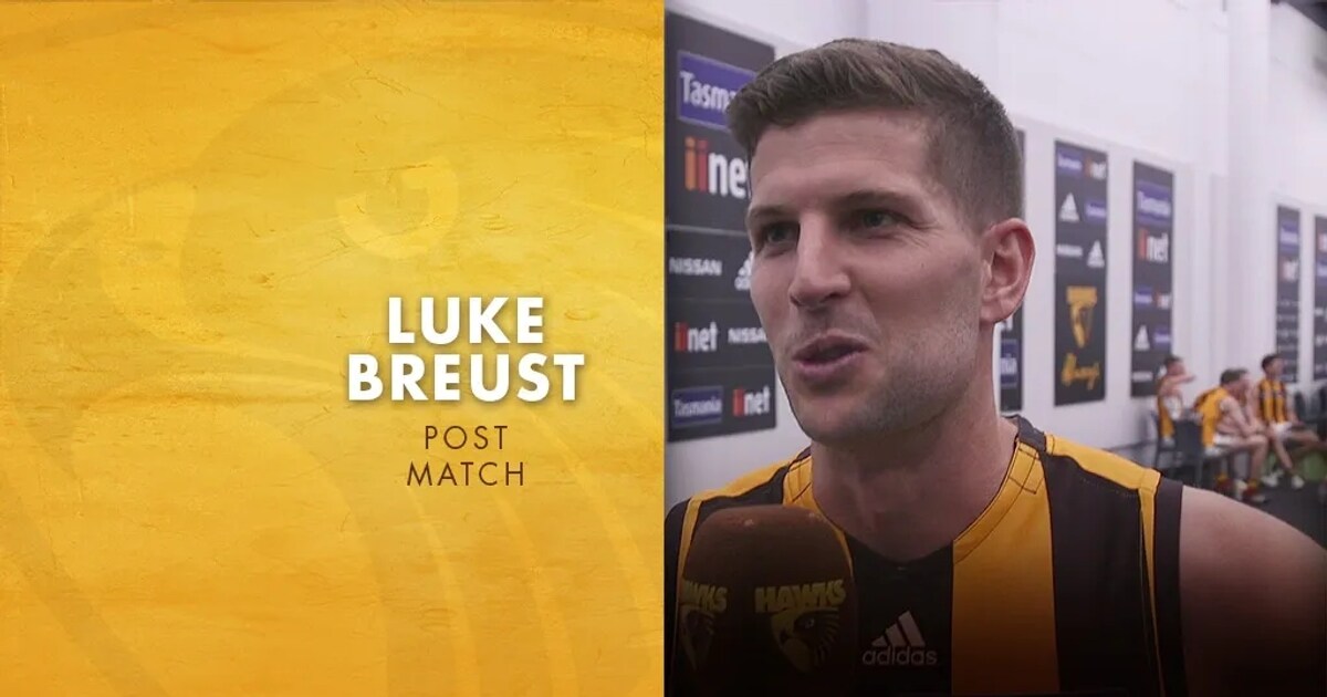 R9: Luke Breust after his return to footy
