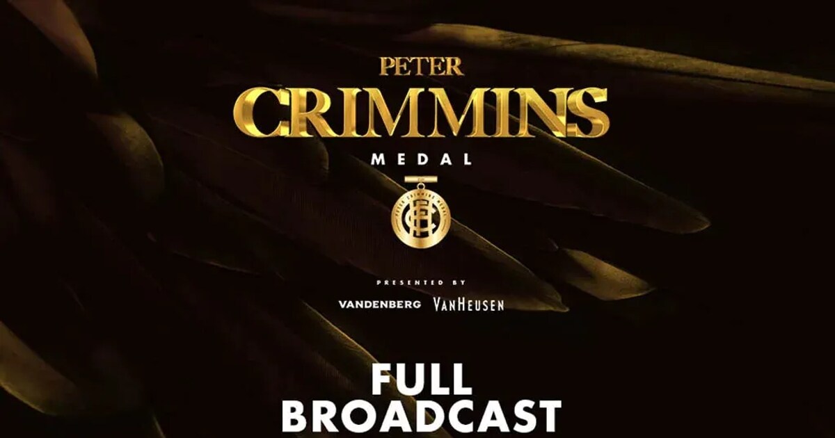 Watch the 2020 Peter Crimmins Medal
