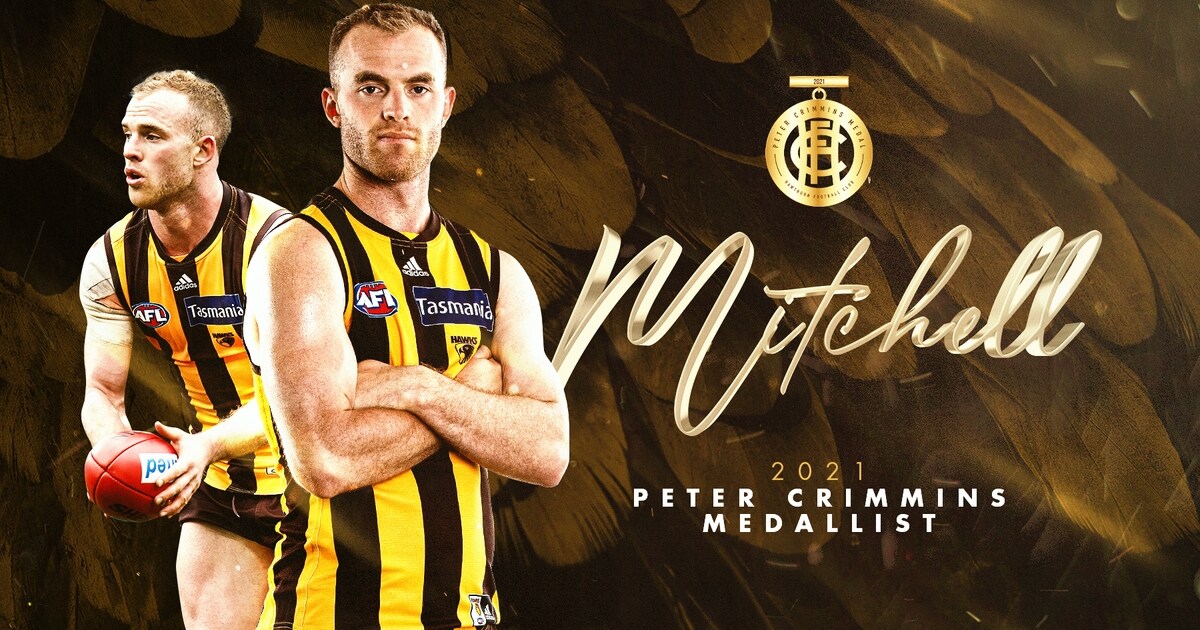 Mitchell claims third Peter Crimmins Medal