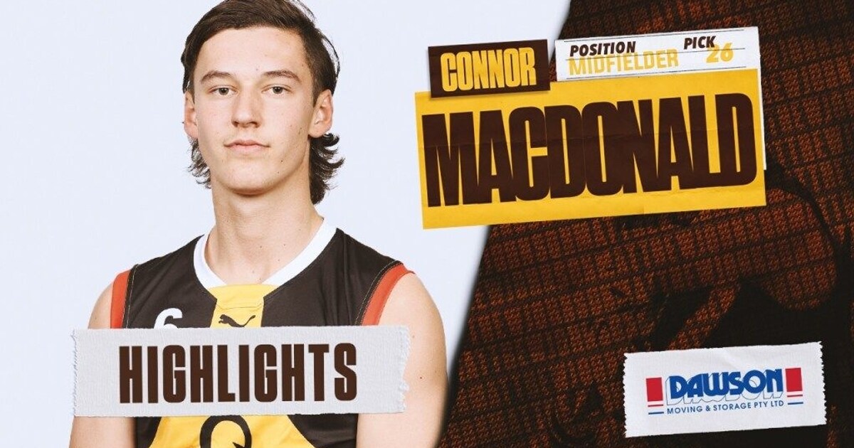 ...and another one | Connor MacDonald is a Hawk!