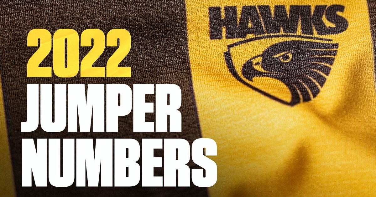 The 12 Hawks to wear new jumper numbers in '22