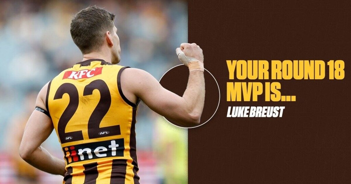 Luke Breust is your round 18 MVP