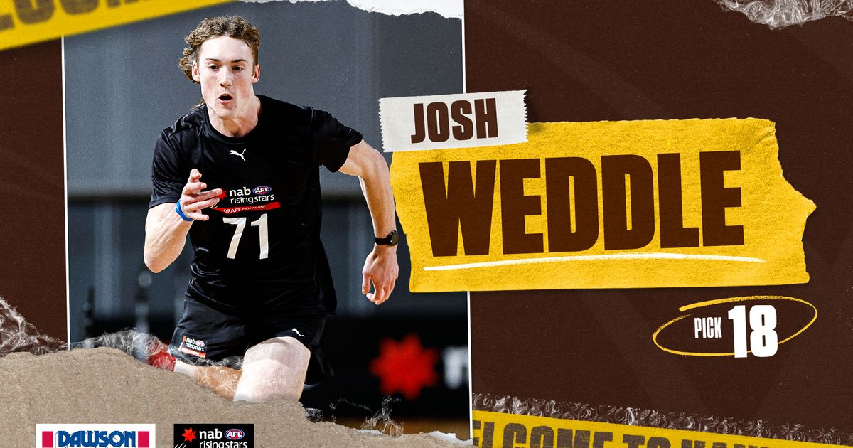 Hawks land another top 20 pick with Weddle