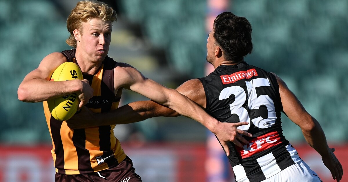 The young Hawk catching Sam Mitchell's eye