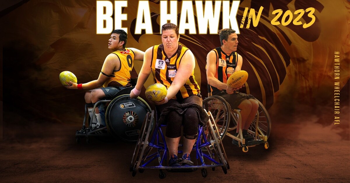 Be a Hawk: Come and Try Wheelchair AFL!