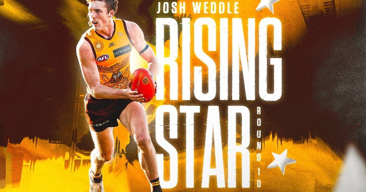 Weddle receives Rising Star nod