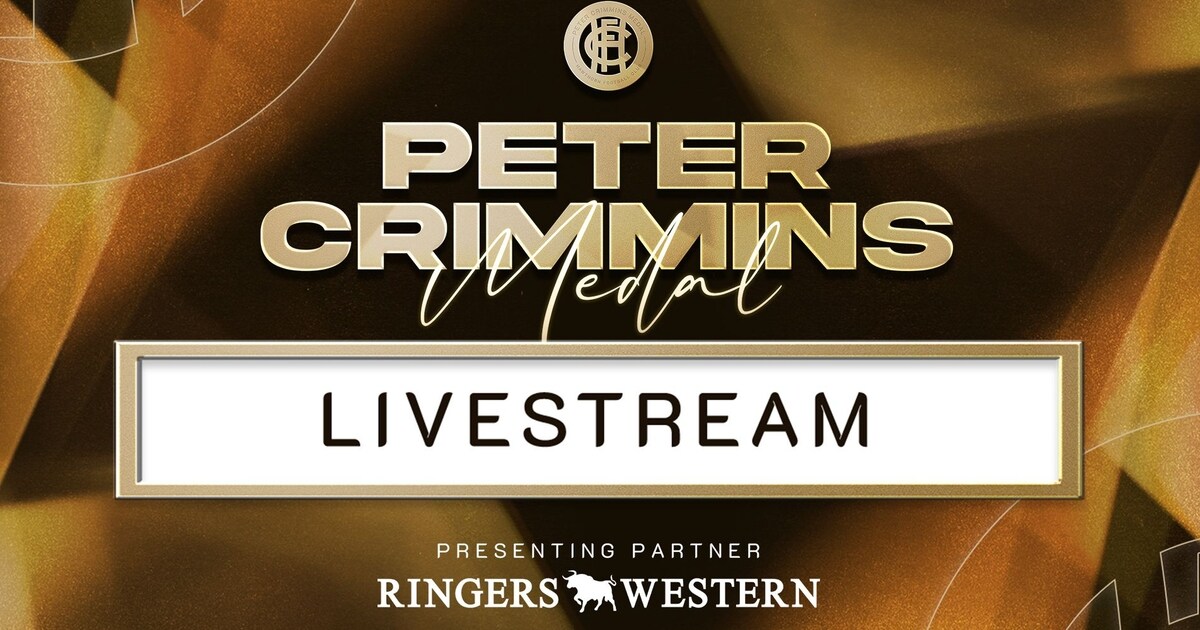 2023 Peter Crimmins Medal Livestream