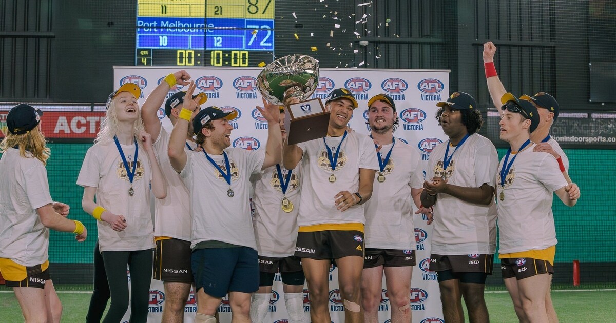 AFL Blind match report: Hawks win 2024 premiership