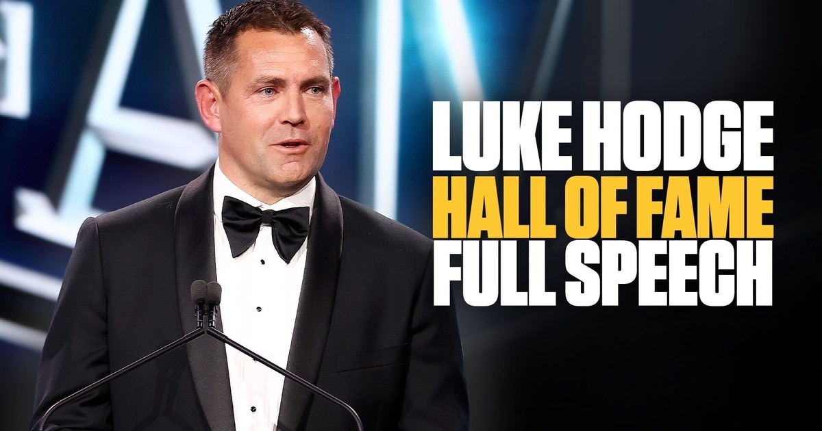 Hodgey Inducted into the Hall of Fame | Full Speech
