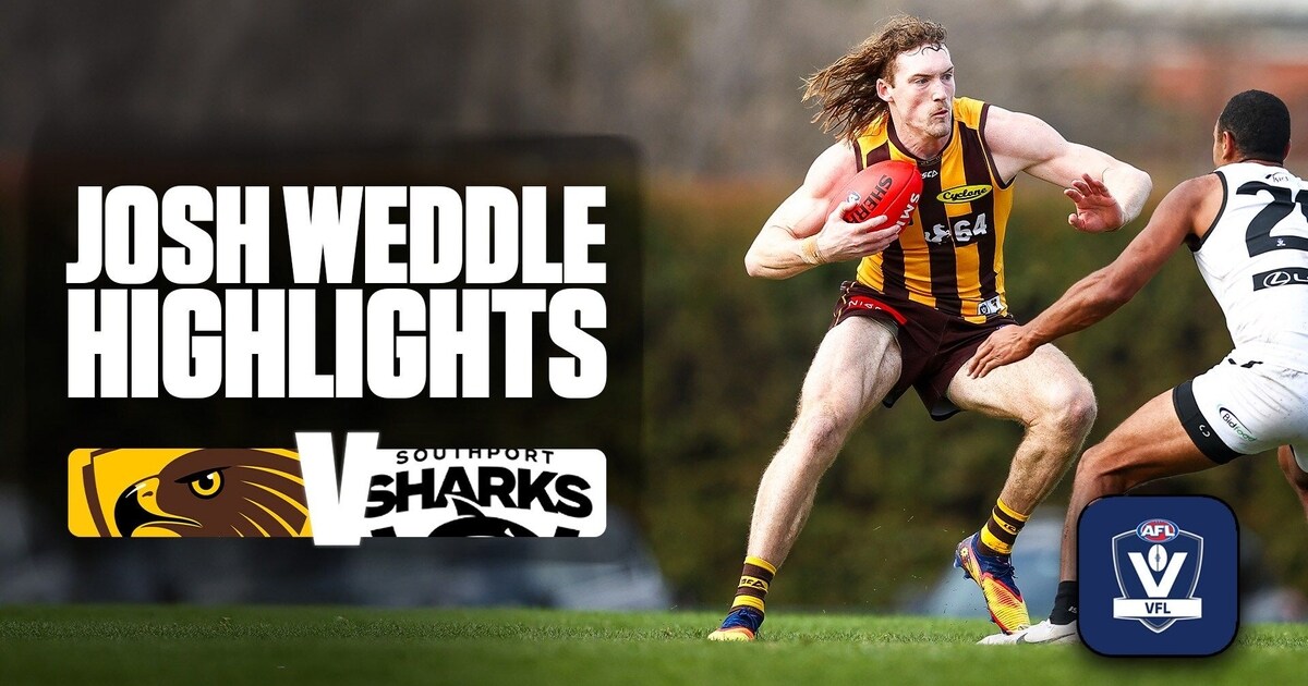 VFL Showreel, Finals Week 1: Josh Weddle highlights